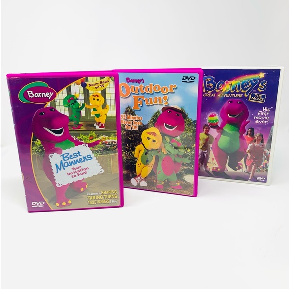 PBS | Media | Barney Dvds 3 Discs | Poshmark